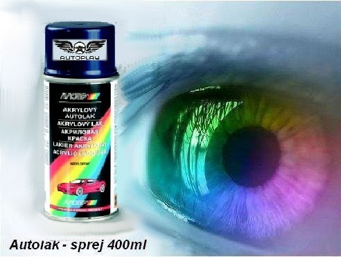 Barva ve spreji, Autolak 400ml, Škoda 9770, LF3T, F3T, 7Q7Q oranžová ...