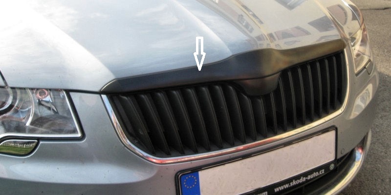 Lišta masky bez znaku ABS Škoda Superb 2 | Autoplay tuning