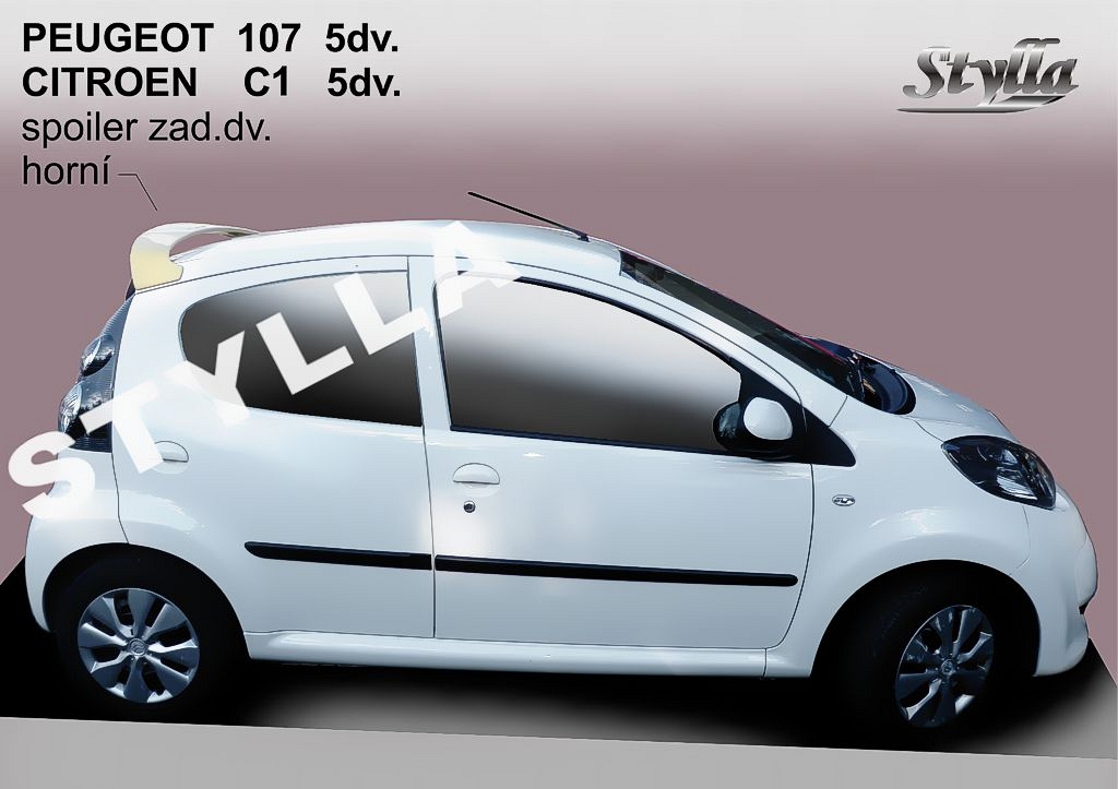 Stříška, zadní spoiler, Citroen C1, 5dveř. | Autoplay tuning