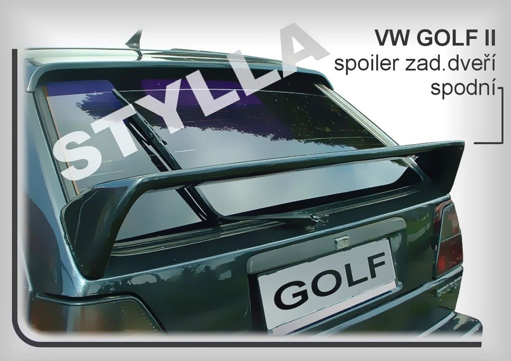 Křídlo, zadní spoiler, VW Golf 2 | Autoplay tuning