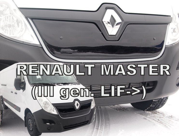 Zimní clona, kryt na chladič, Renault Master 3, III, 2014- facelift ...